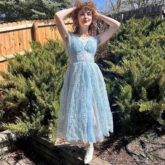 Antique | Dresses | Vintage 95s Prom Dress | Poshmark